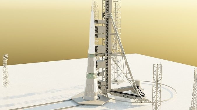 3D model Rocket Launch Site Part 1 VR / AR / low-poly | CGTrader