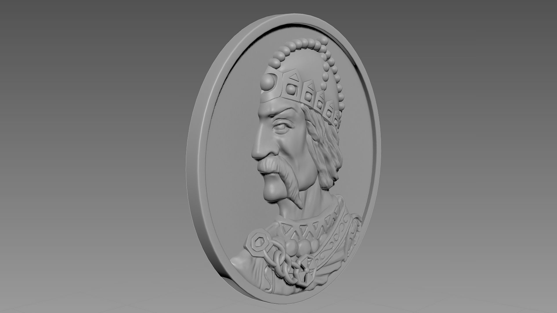 Coin Bas-Relief 3D model | CGTrader