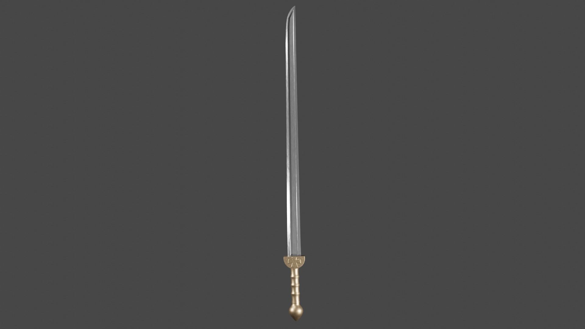 3D model Langsax sword with Gladius handle VR / AR / low-poly | CGTrader