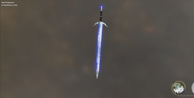 sword 3D model 3D printable | CGTrader