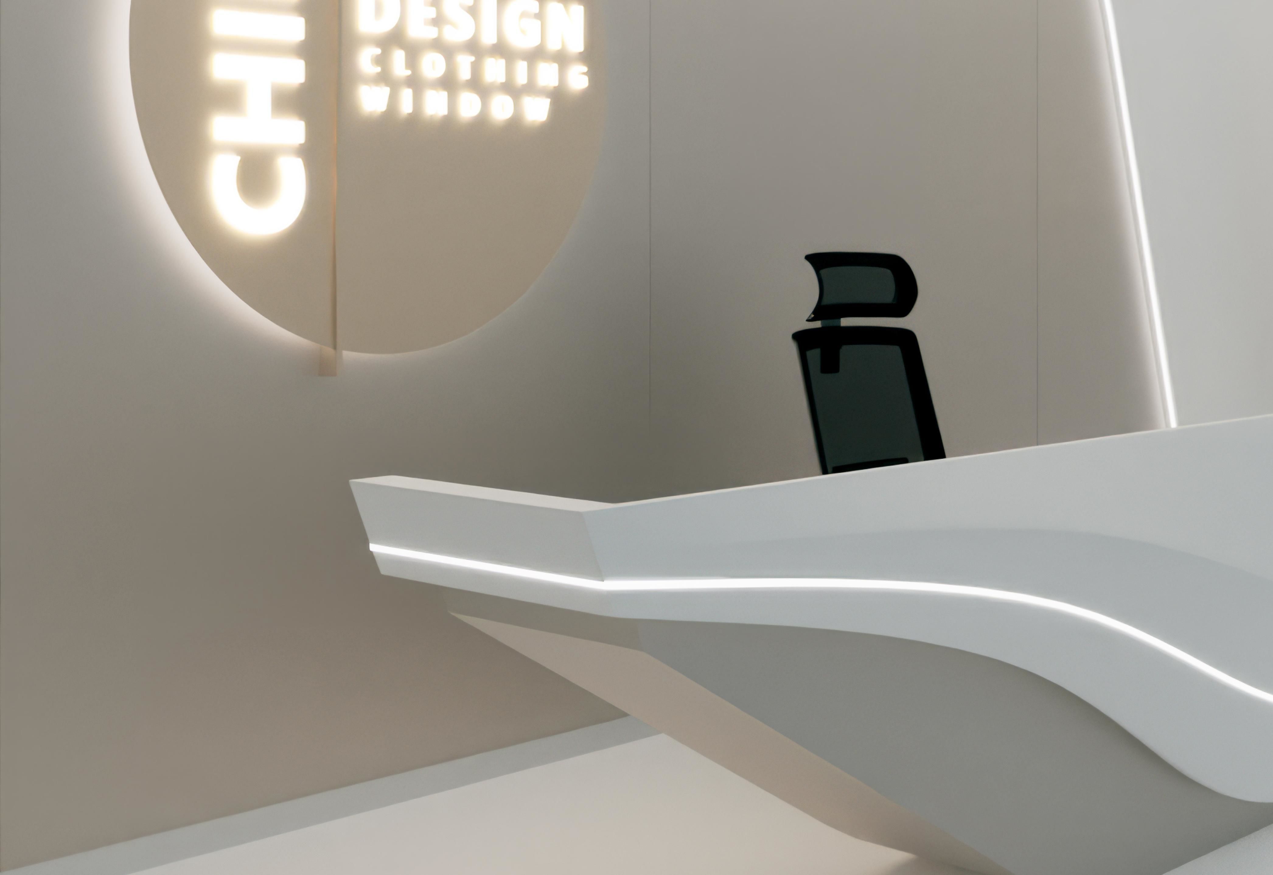 Front Modern Office Company 3D model | CGTrader