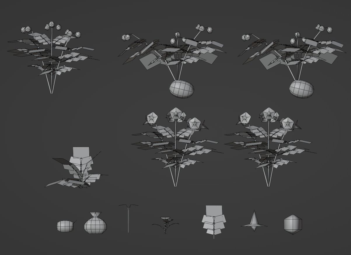 3D model Potato growing and cooking set VR / AR / low-poly | CGTrader