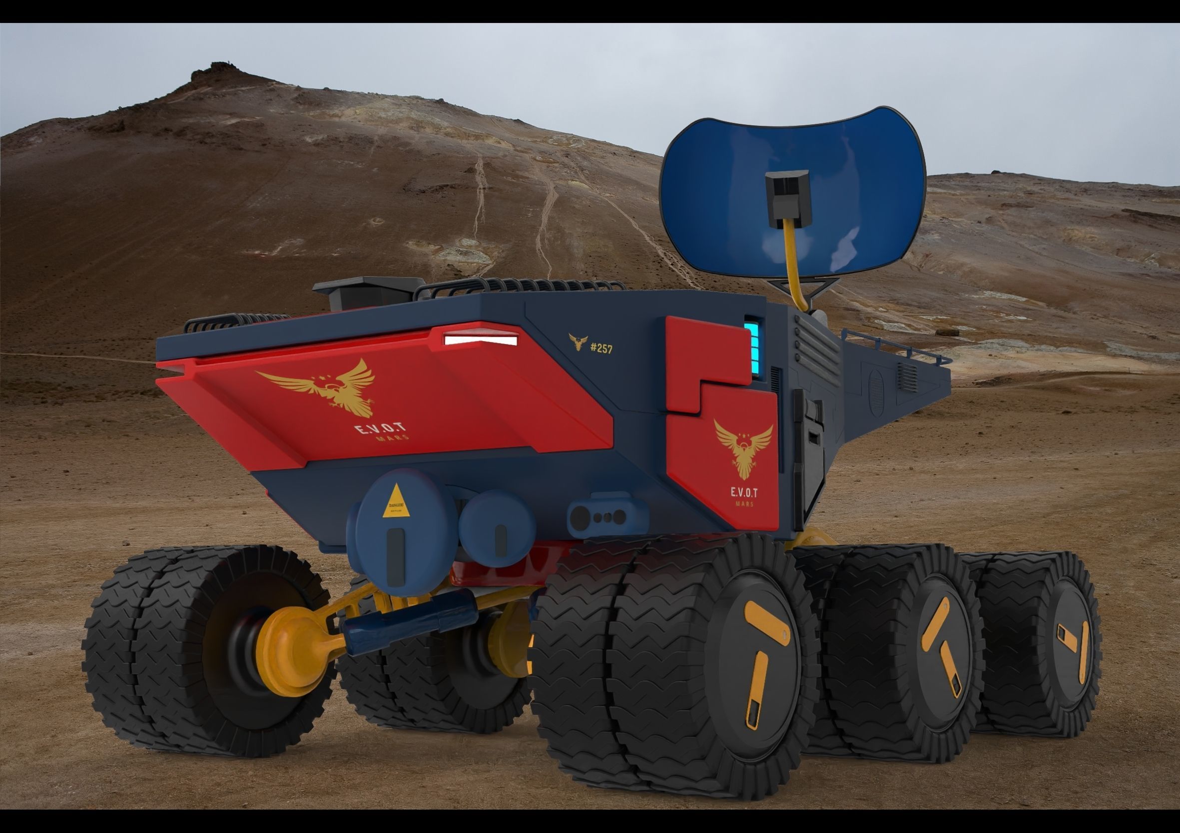 Exploration Rover 3D model 3D printable | CGTrader