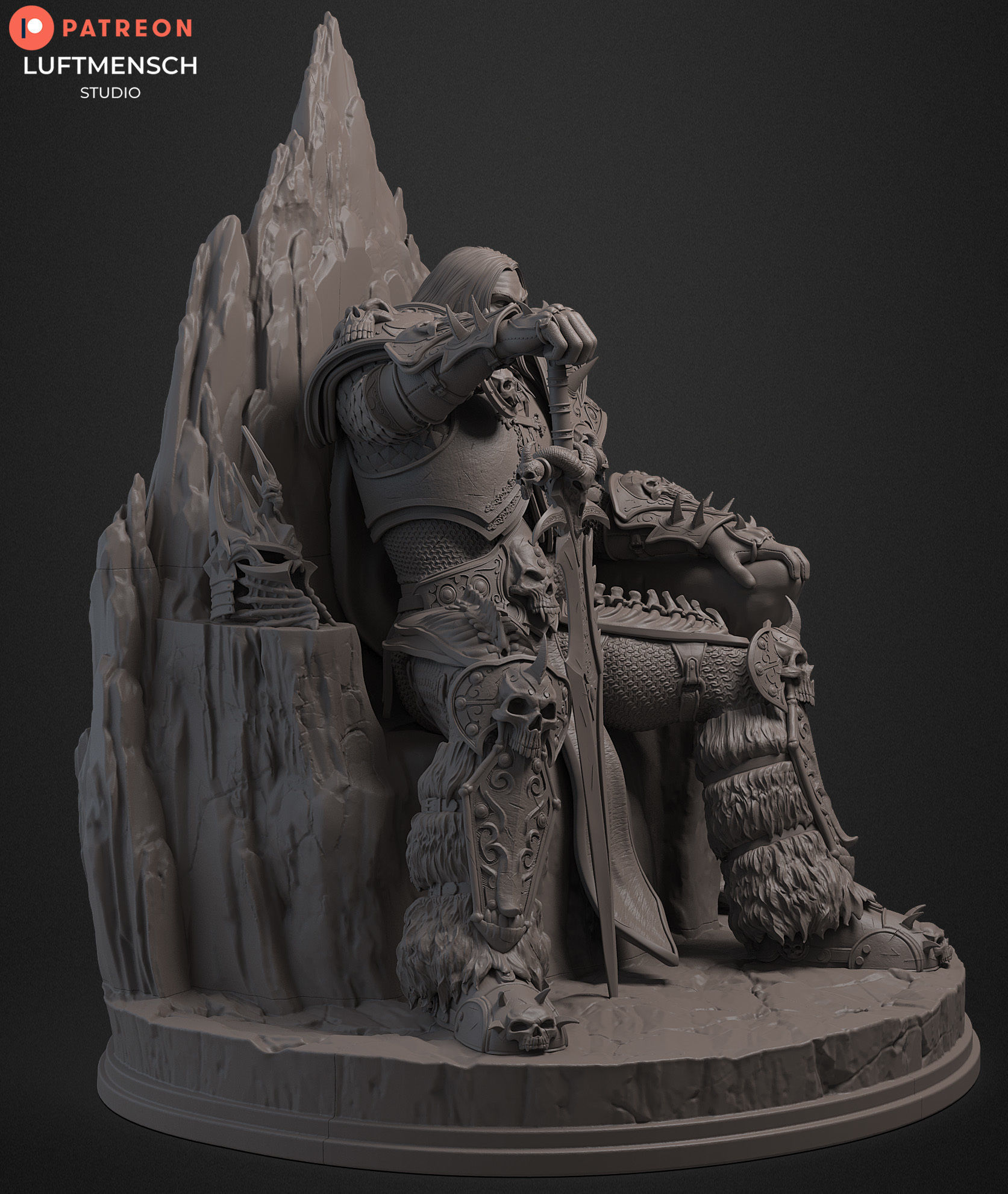 ARTHAS LICH KING 3D model 3D printable | CGTrader