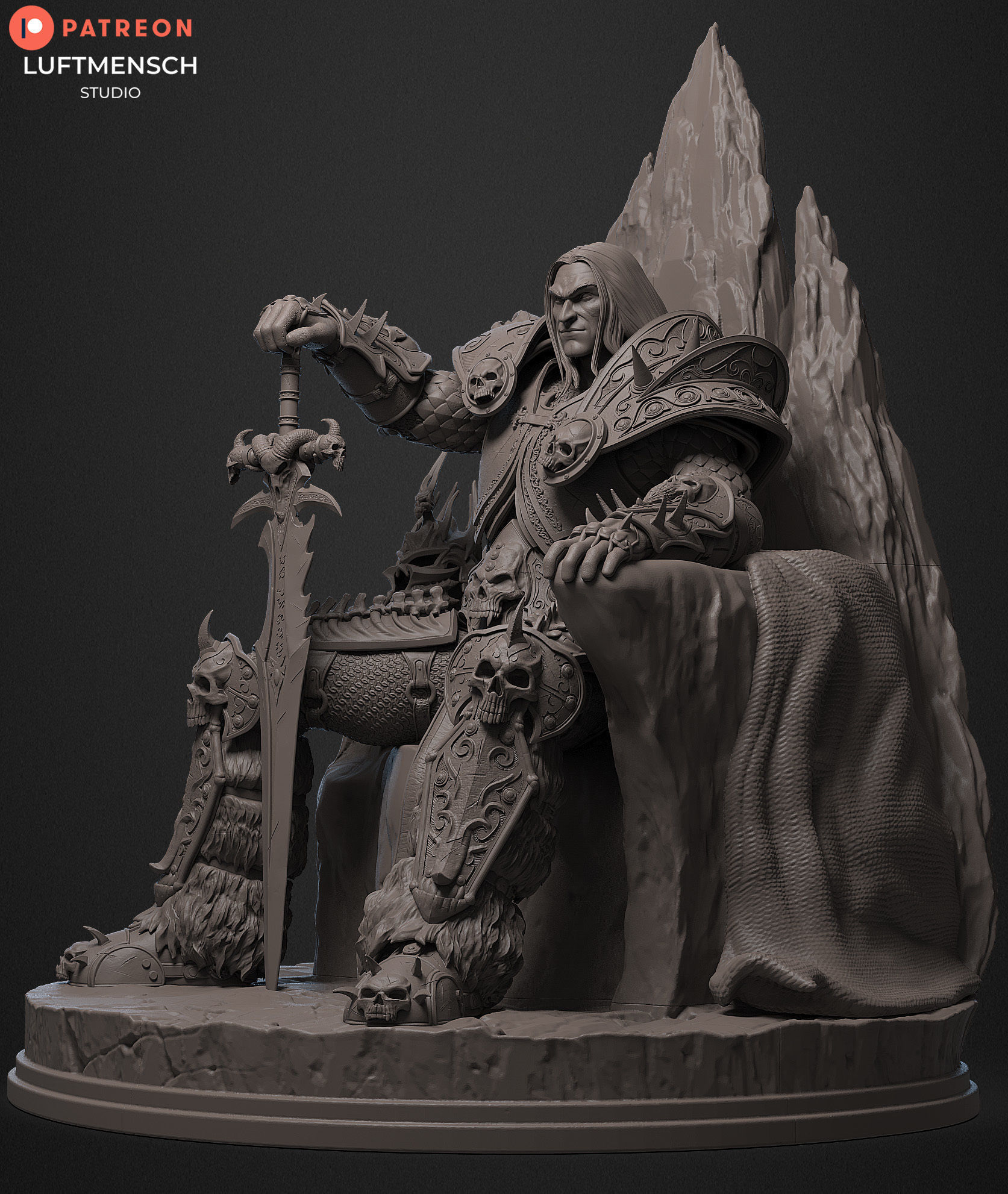 ARTHAS LICH KING 3D model 3D printable | CGTrader