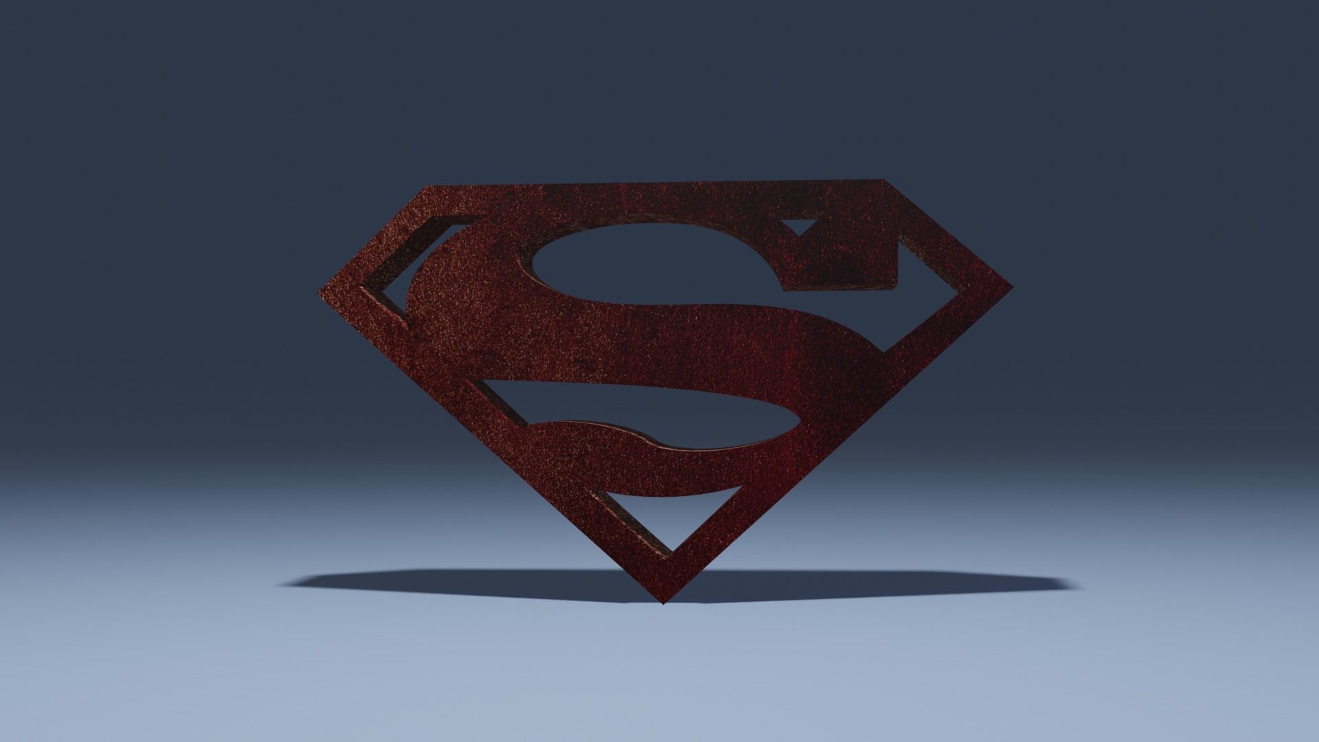 3D model Superman logo VR / AR / low-poly | CGTrader