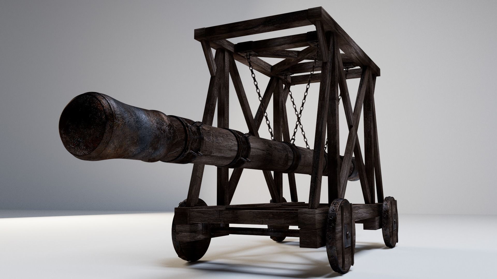 Medieval Battering Ram 3D model | CGTrader