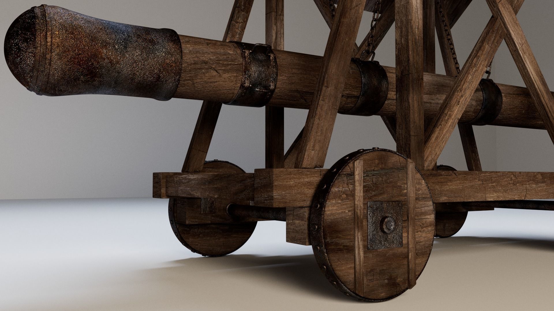 Medieval Battering Ram 3D model | CGTrader