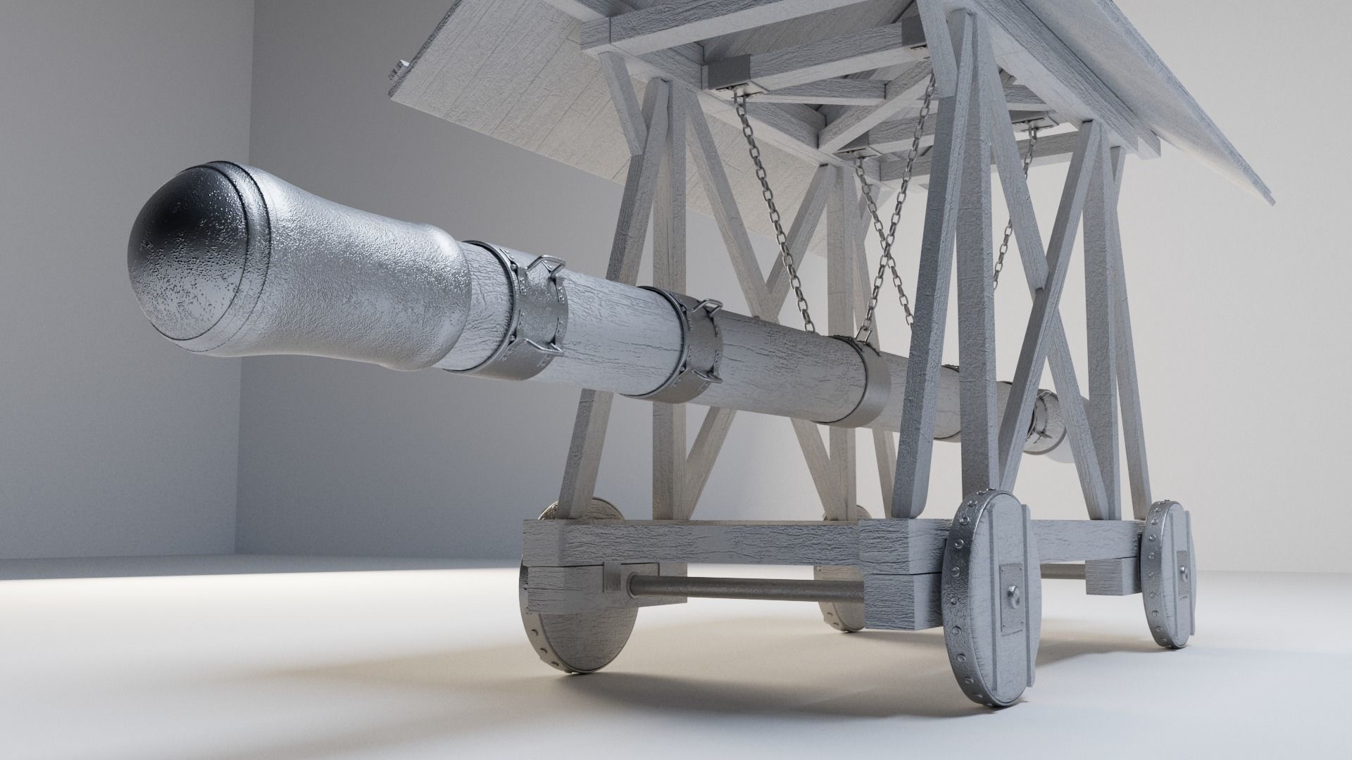 Medieval Battering Ram 3D model | CGTrader