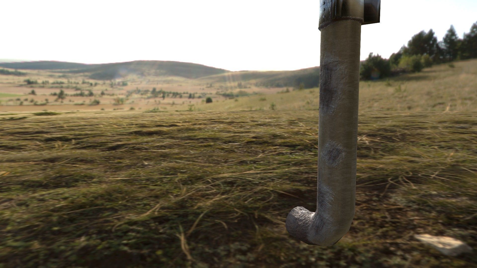 3D model Rustic Relic Weathered Drainpipe Burlan Eduction Pipe for ...