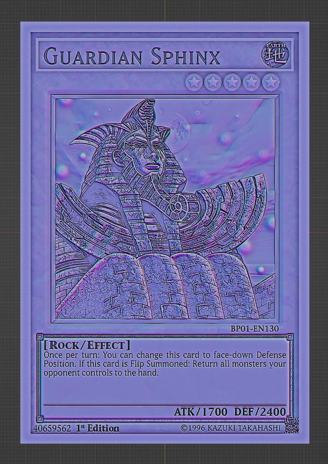 guardian sphinx - yugioh 3D model 3D printable | CGTrader