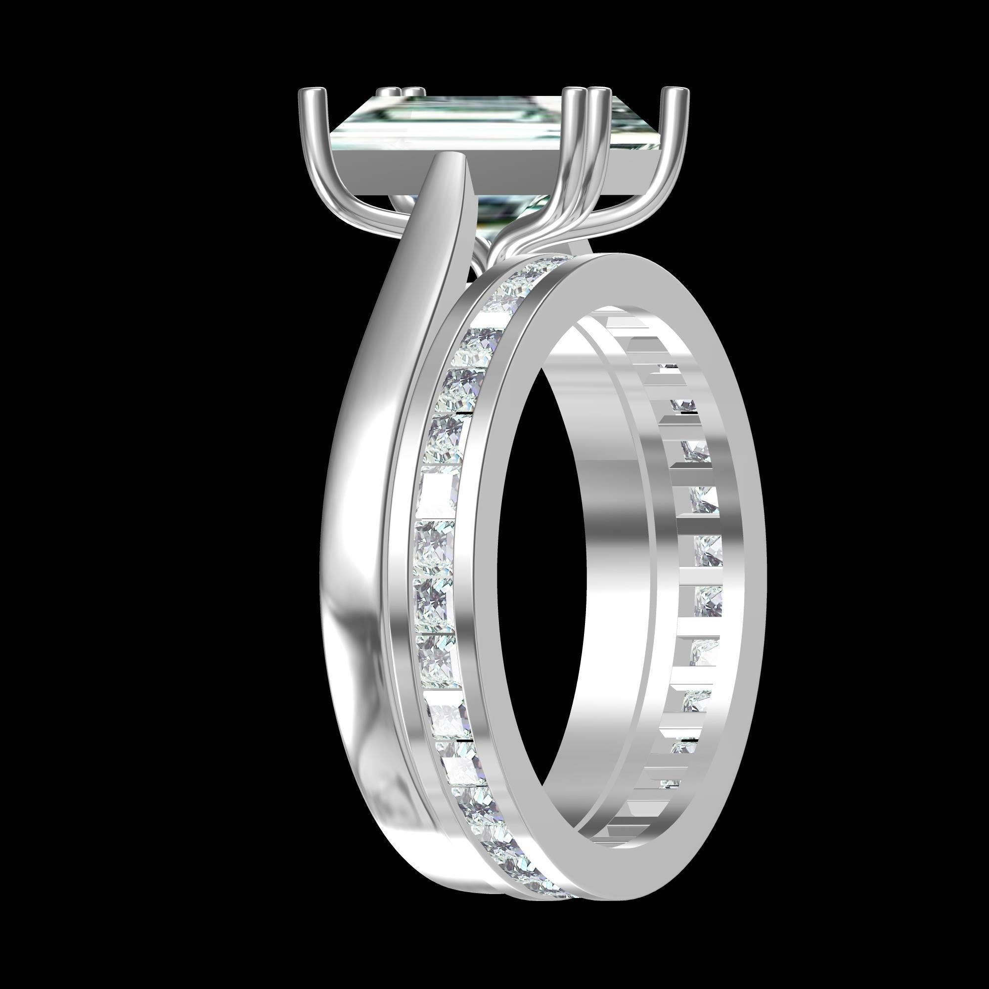 Wedding Ring 3D model 3D printable | CGTrader