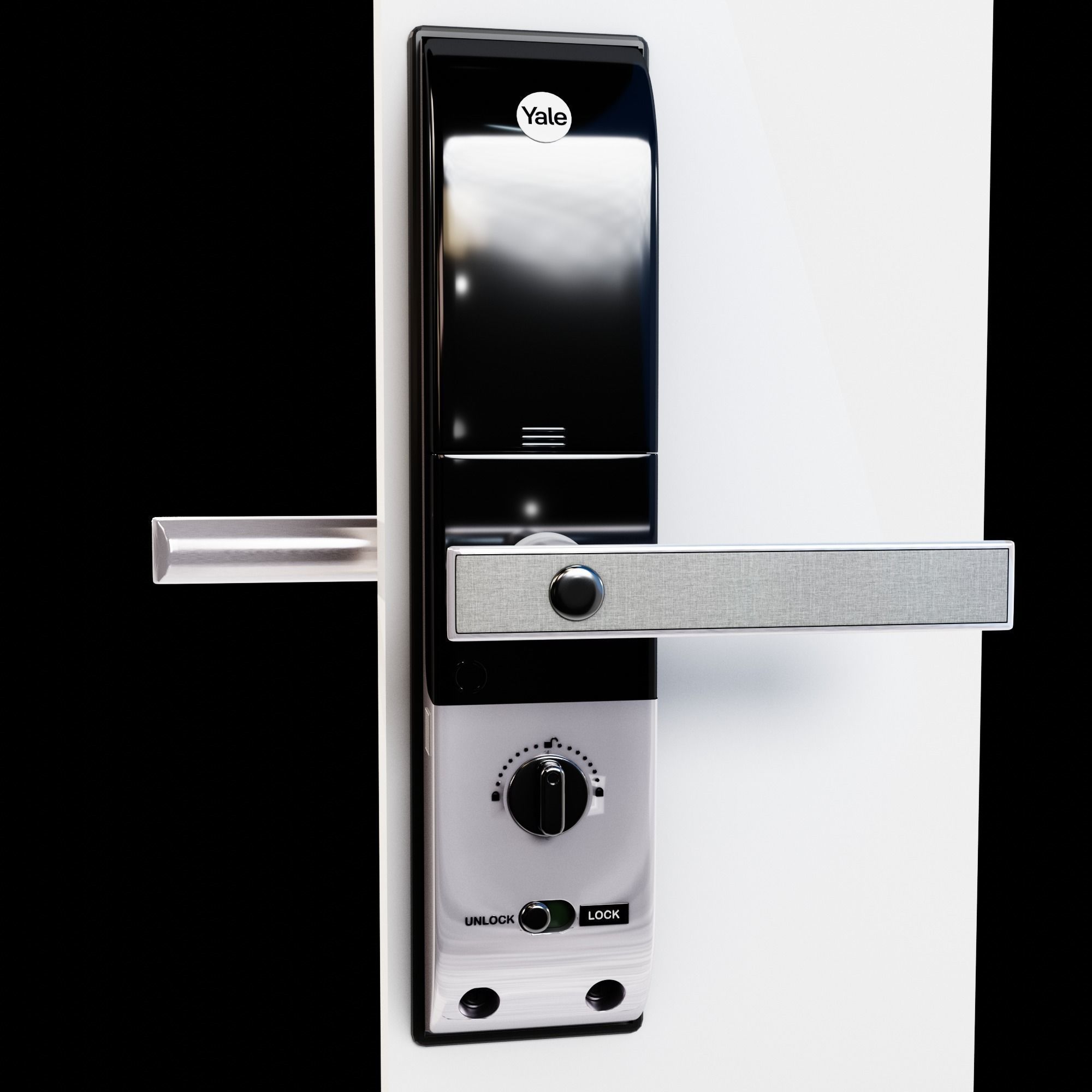 3D model Large Digital Door Lock 3D model YDM 3109A Low-poly 3D mode VR ...