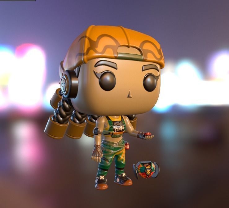 Funko Raze Valorant 3D model 3D printable | CGTrader