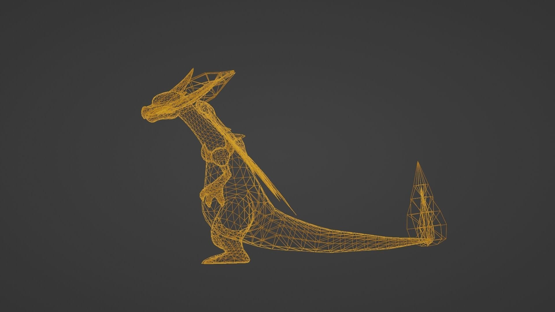 3D model Charizard Mega X VR / AR / low-poly | CGTrader