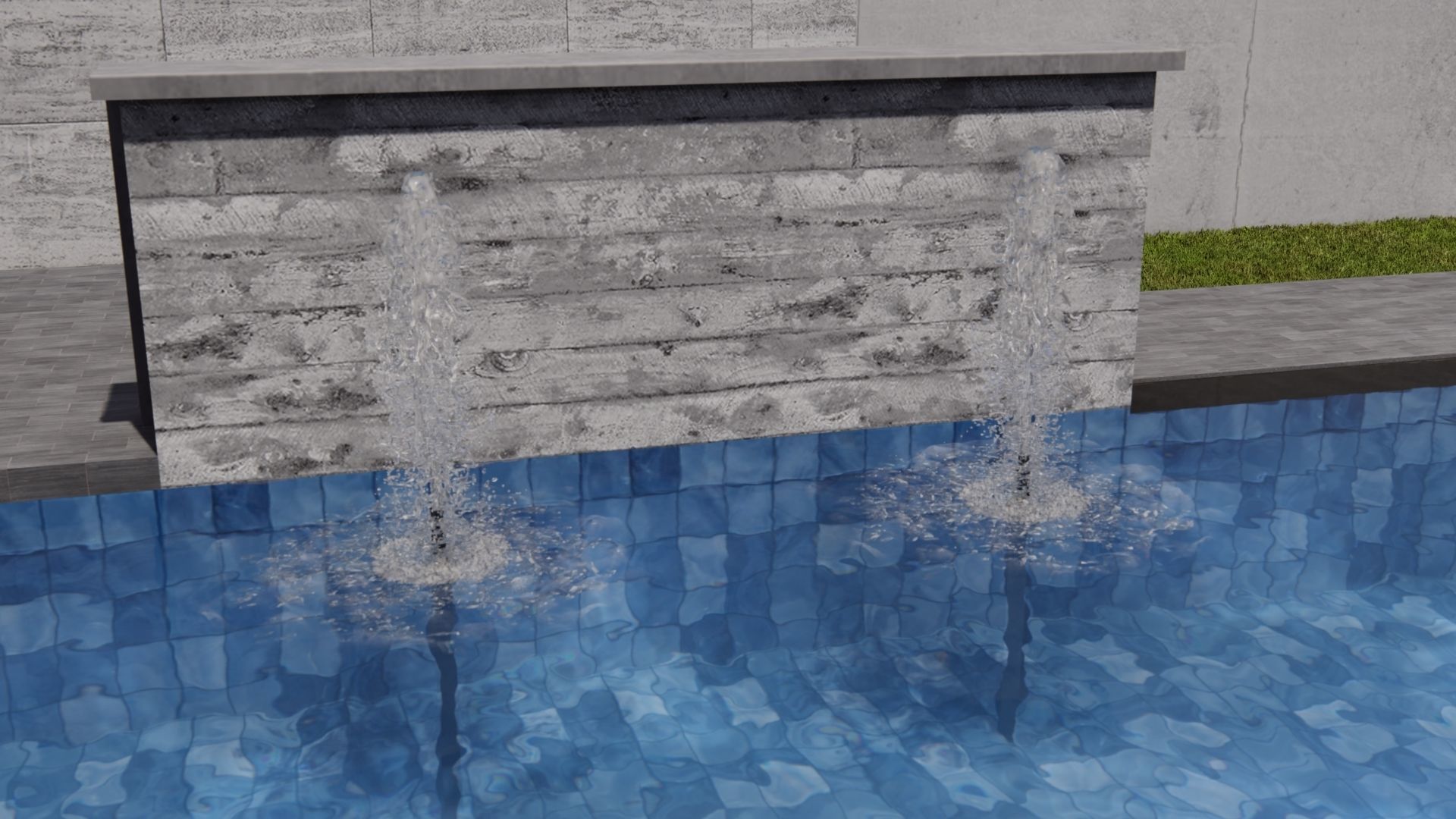 3D model JESSY jet cluster lumion fountains VR / AR / low-poly | CGTrader