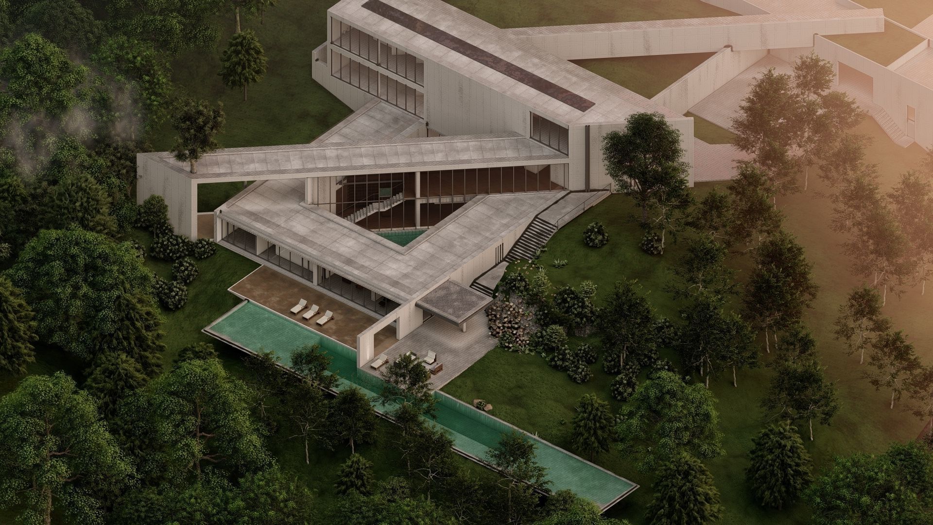 Lumion file - House in Monterrey - Mexico - Tadao Ando 3D model | CGTrader