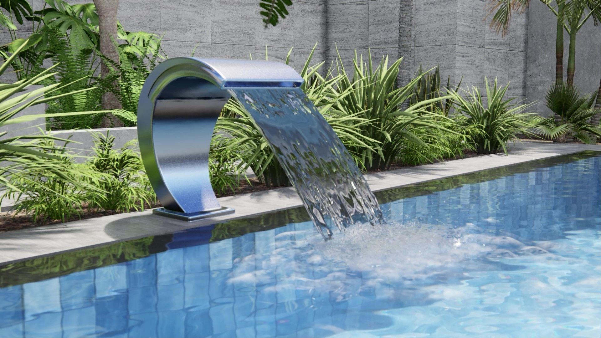 3D model KEVIN cobra console lumion fountain VR / AR / low-poly | CGTrader