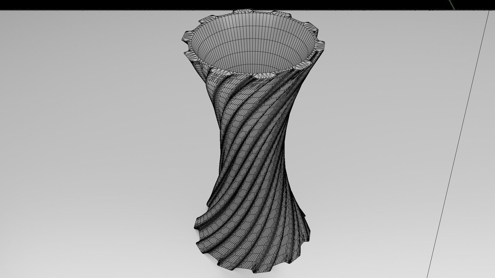 Twisted Wavy Six Vases 3D model 3D printable | CGTrader
