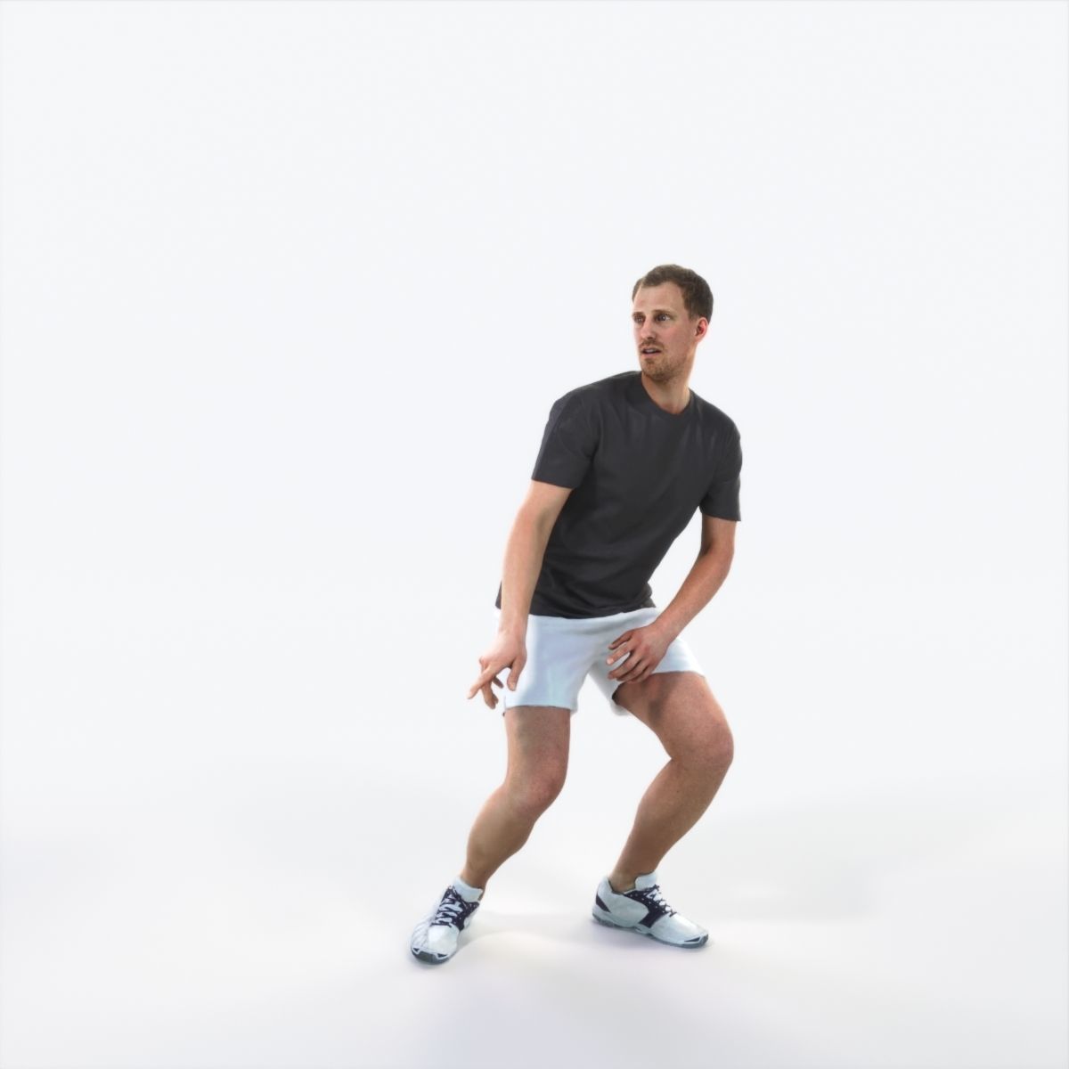 3D model Mistery 08D Football Changing Direction Sports Man VR / AR ...