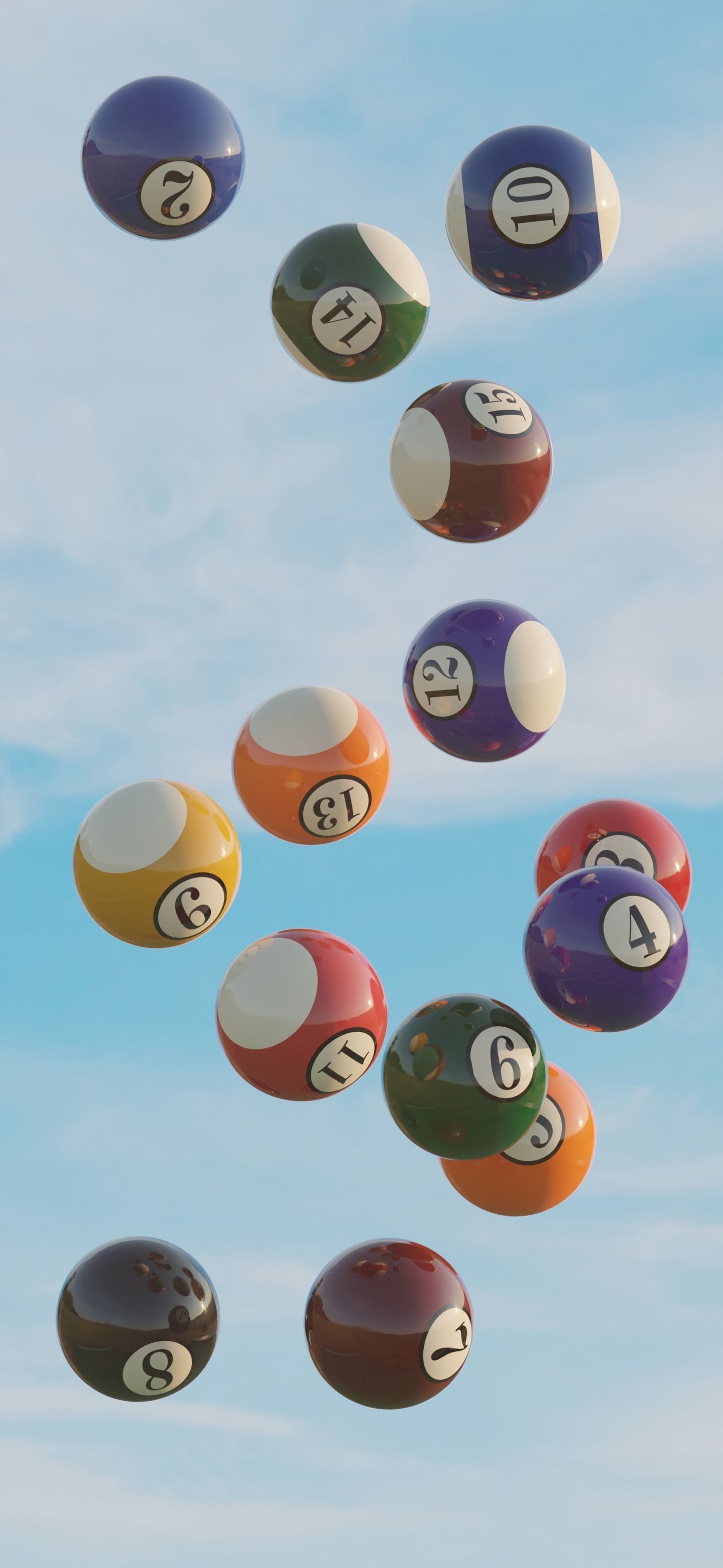 Billiard balls 3D model | CGTrader
