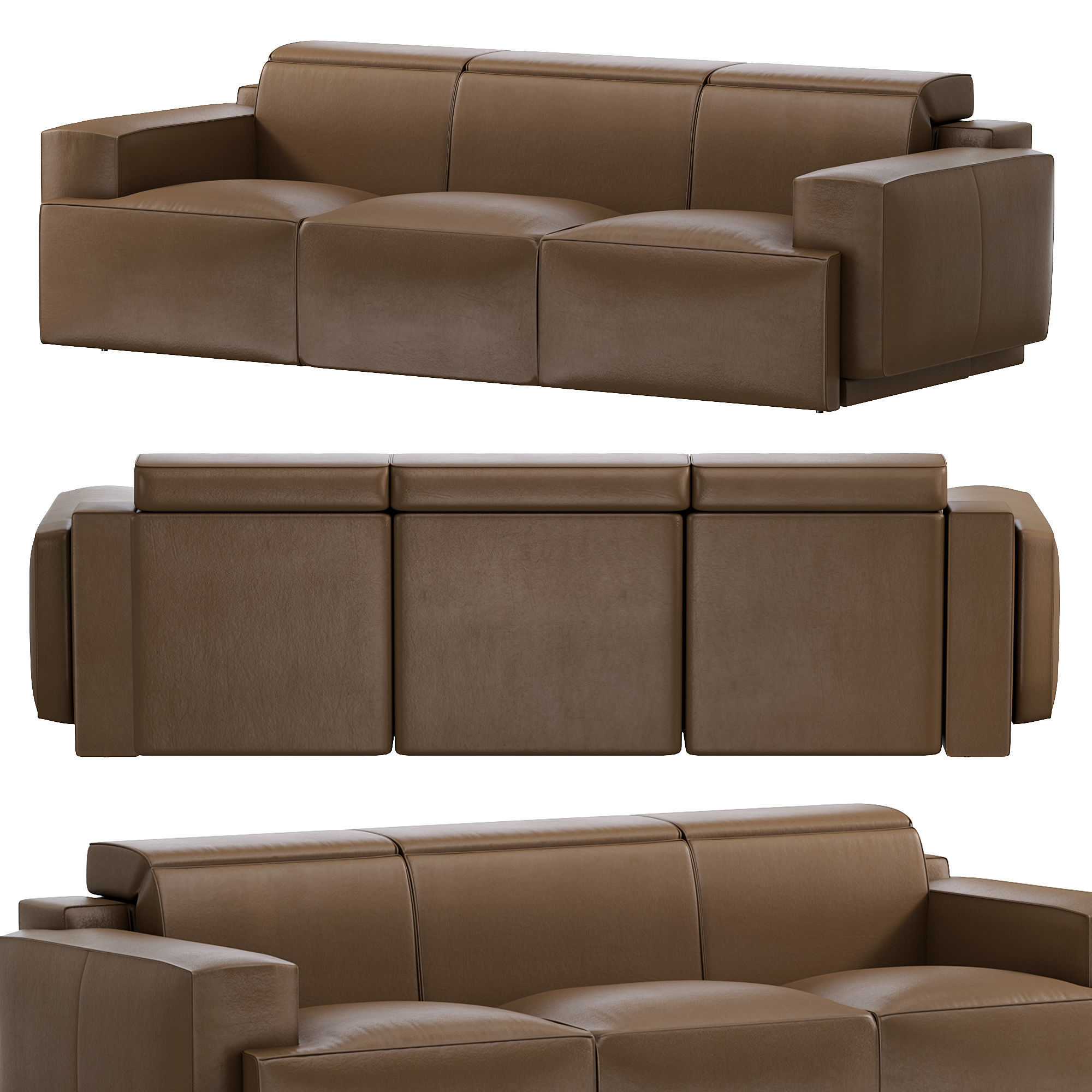 Iago Modular Corner Sofa by Natuzzi 3D model | CGTrader