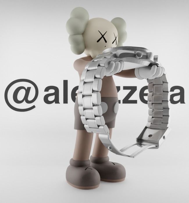 3D model Kaws Watch Stand Textured VR / AR / low-poly | CGTrader