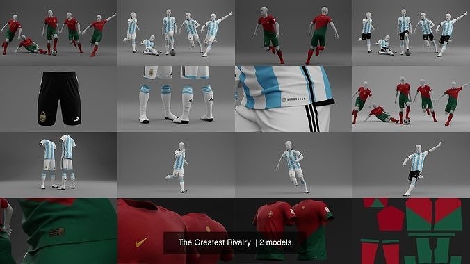 The Greatest Rivalry 3D Model Collection | CGTrader