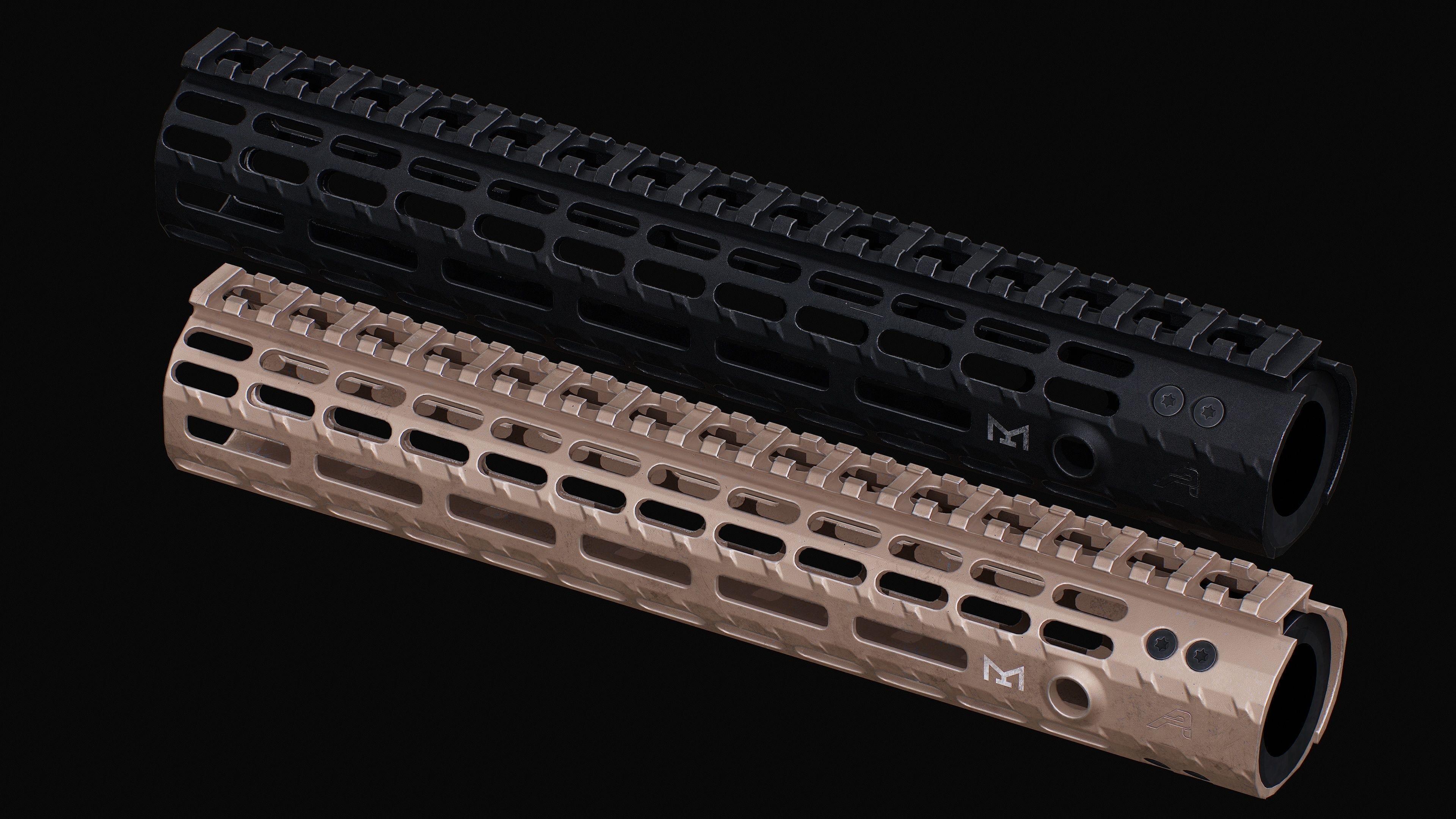 3D model AERO HandGuard VR / AR / low-poly | CGTrader