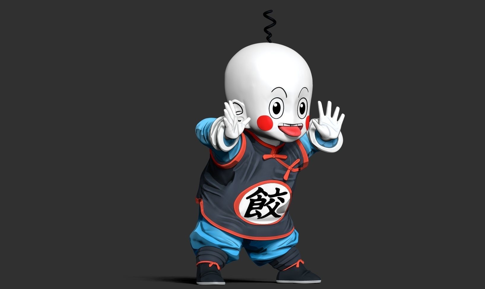 Chiaotzu - Dragon Ball fanart 3D model 3D printable | CGTrader