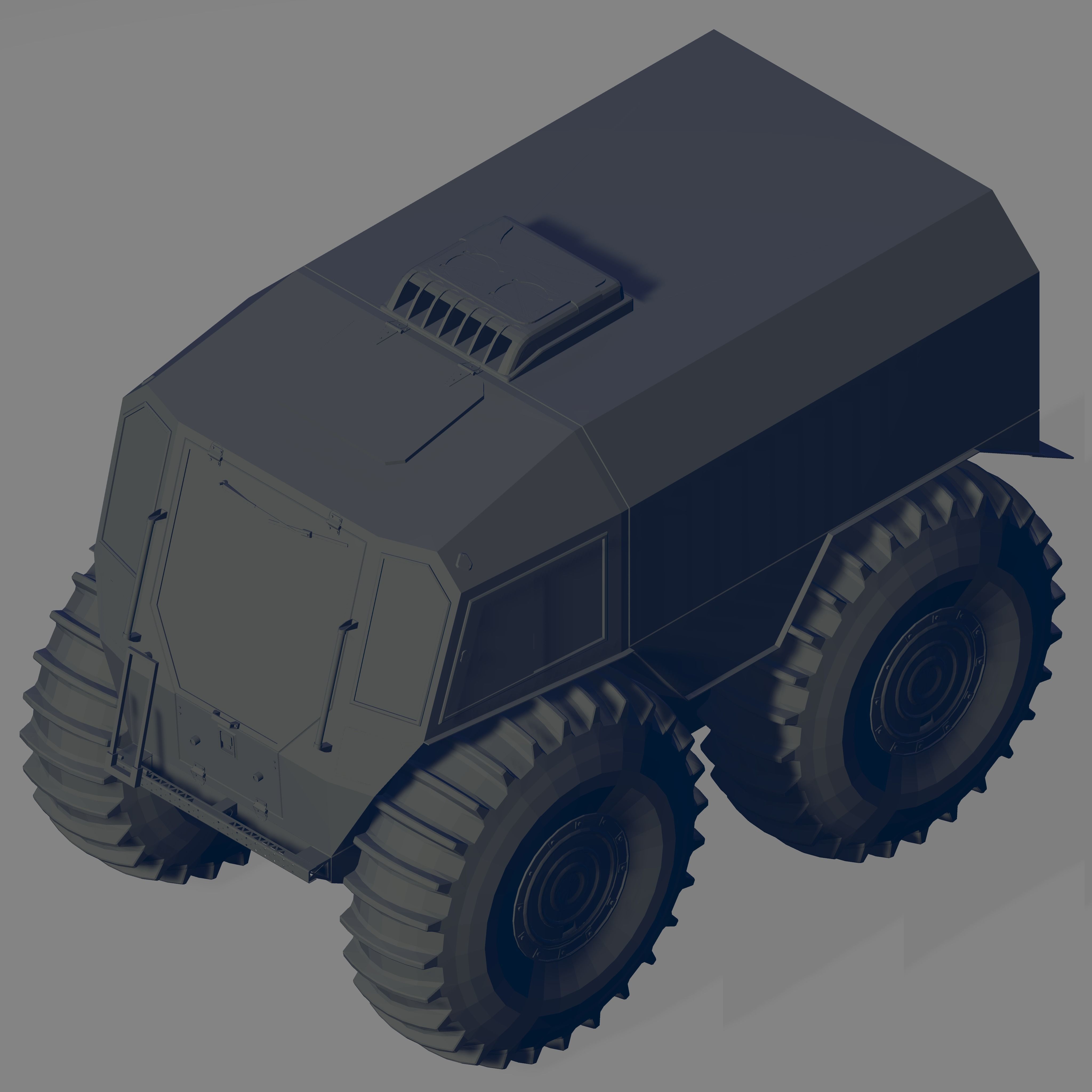 SHERP N 4x4 ATV 3D model | CGTrader