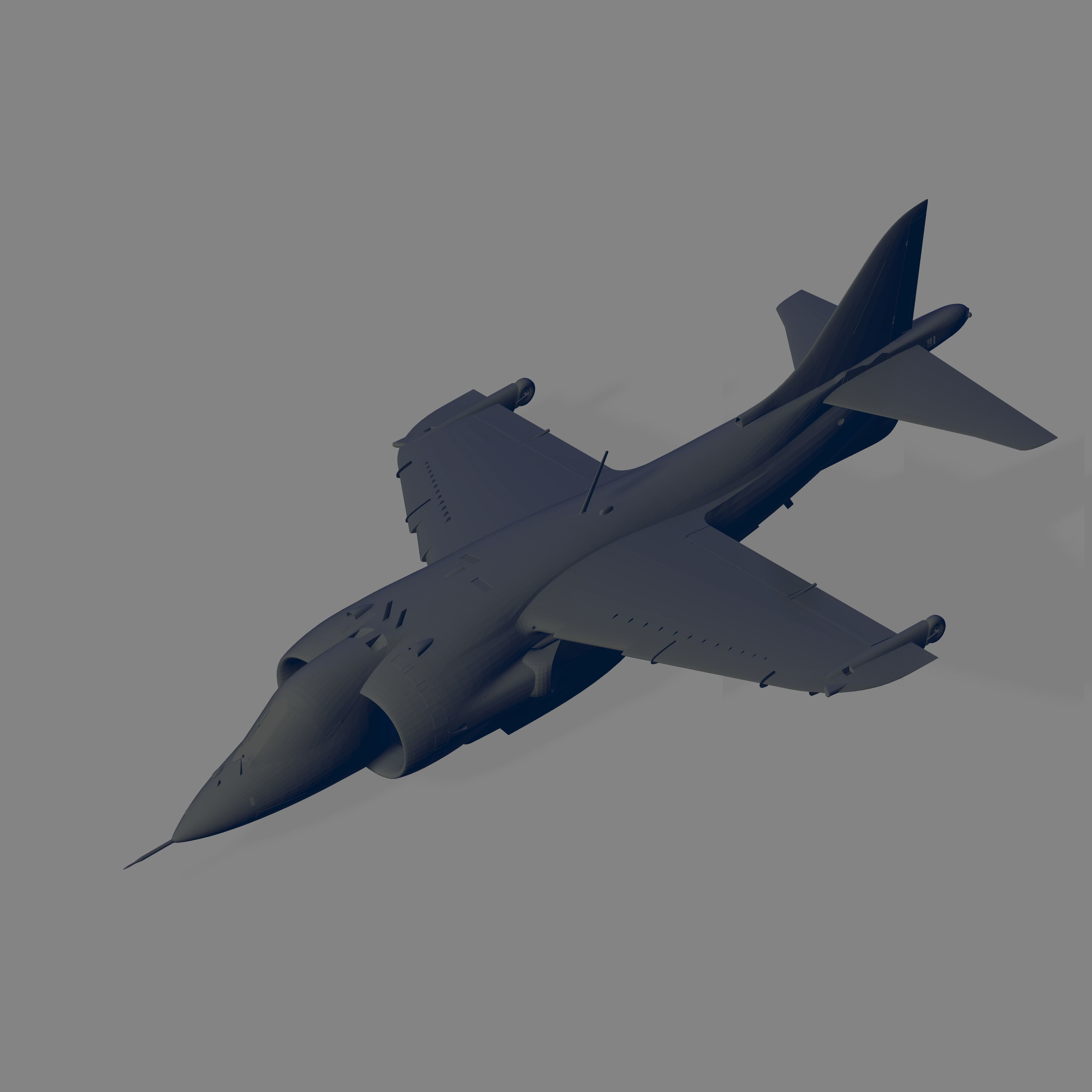 AV-8C Harrier 3D model | CGTrader