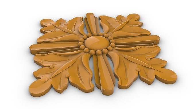3D flower for CNC 3D model | CGTrader