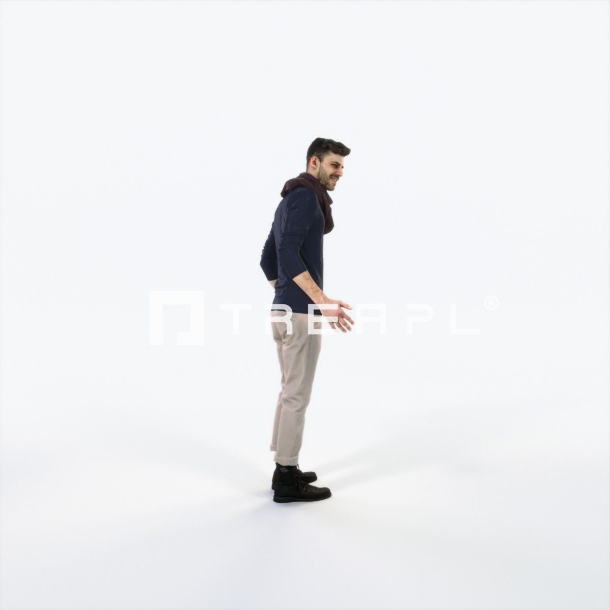 3D model Posture 03G Couple Casual Man VR / AR / low-poly | CGTrader