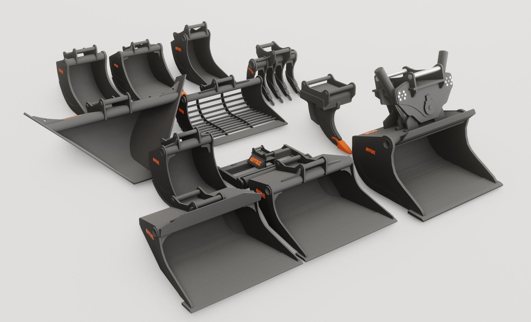 Ema Bucket Pack 3D model | CGTrader