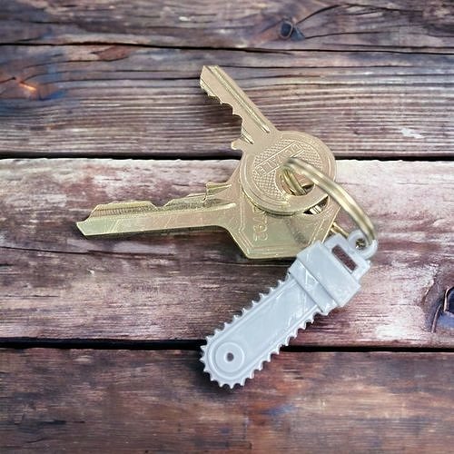 Munchkin chainsaw keychain 3D model 3D printable | CGTrader