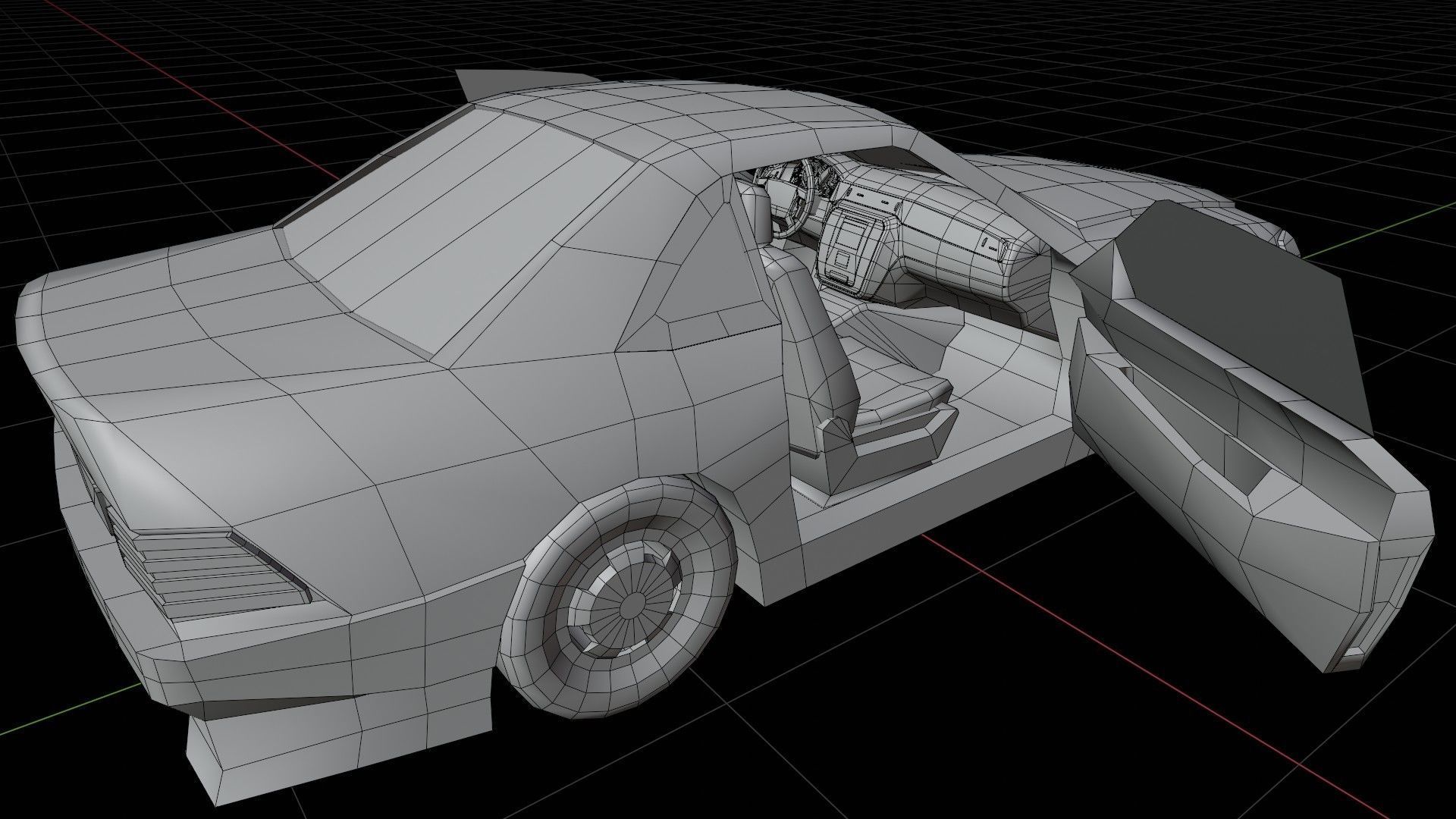 3D model Car model VR / AR / low-poly | CGTrader