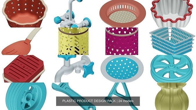 PLASTIC PRODUCT DESIGN PACK 3D Model Collection | CGTrader