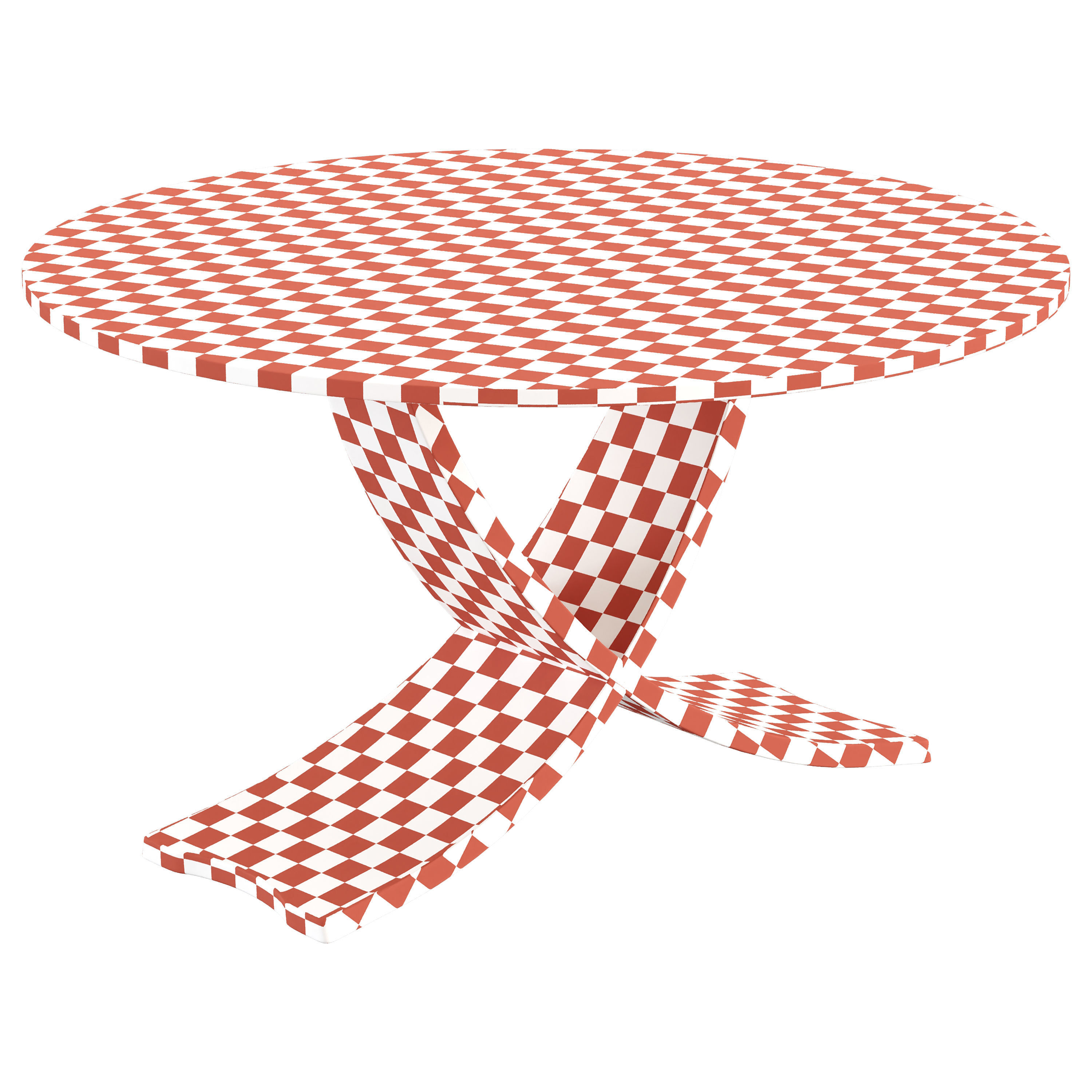 Yingst Cross Legs Coffee Table 3D model | CGTrader