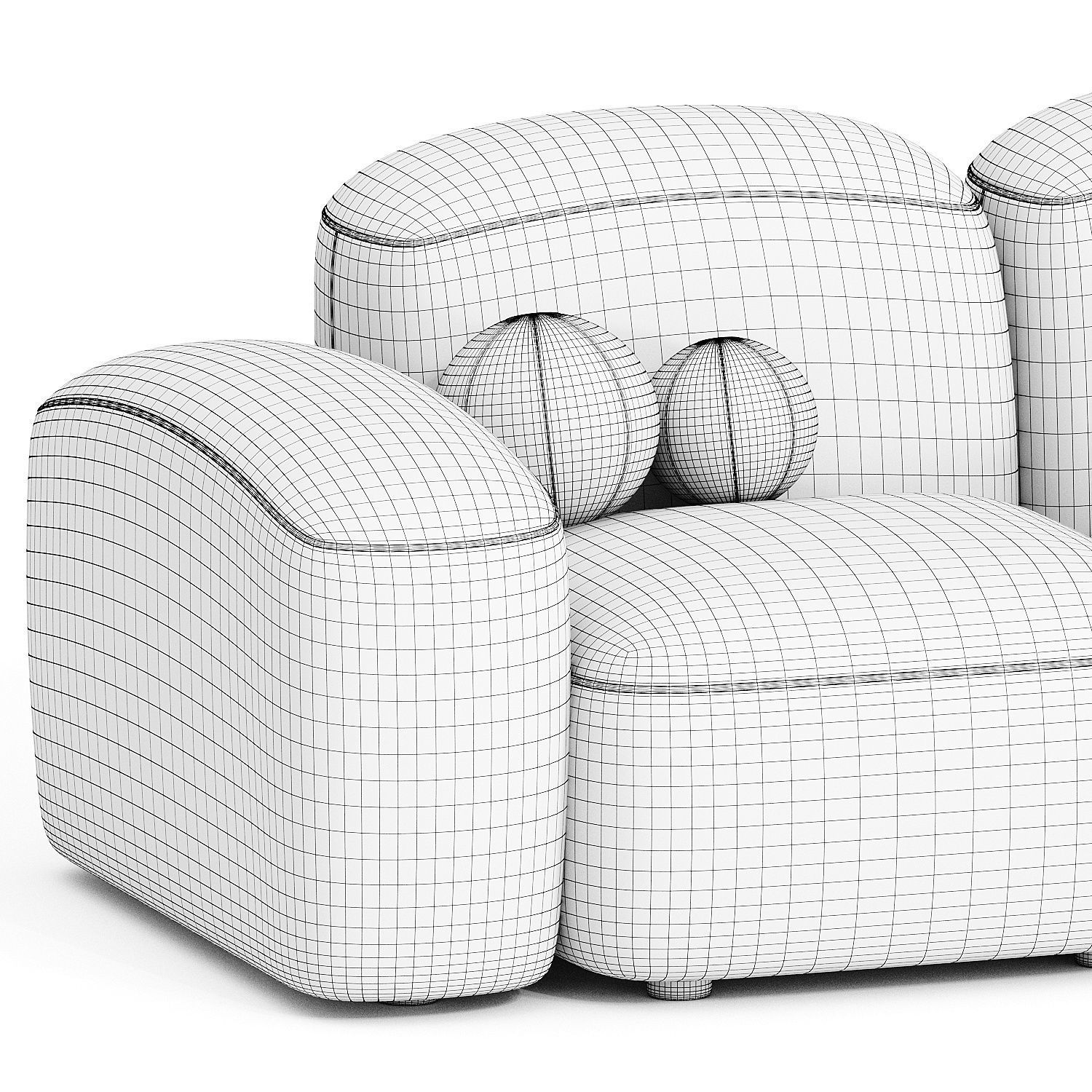 Muse Sofa 3D model | CGTrader