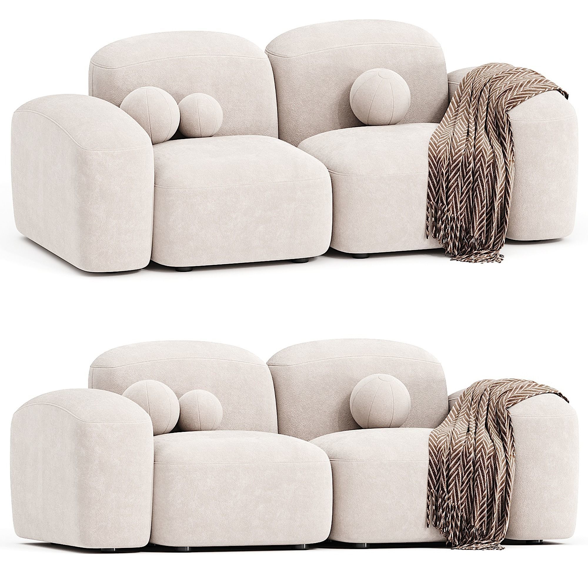 Muse Sofa 3D model | CGTrader