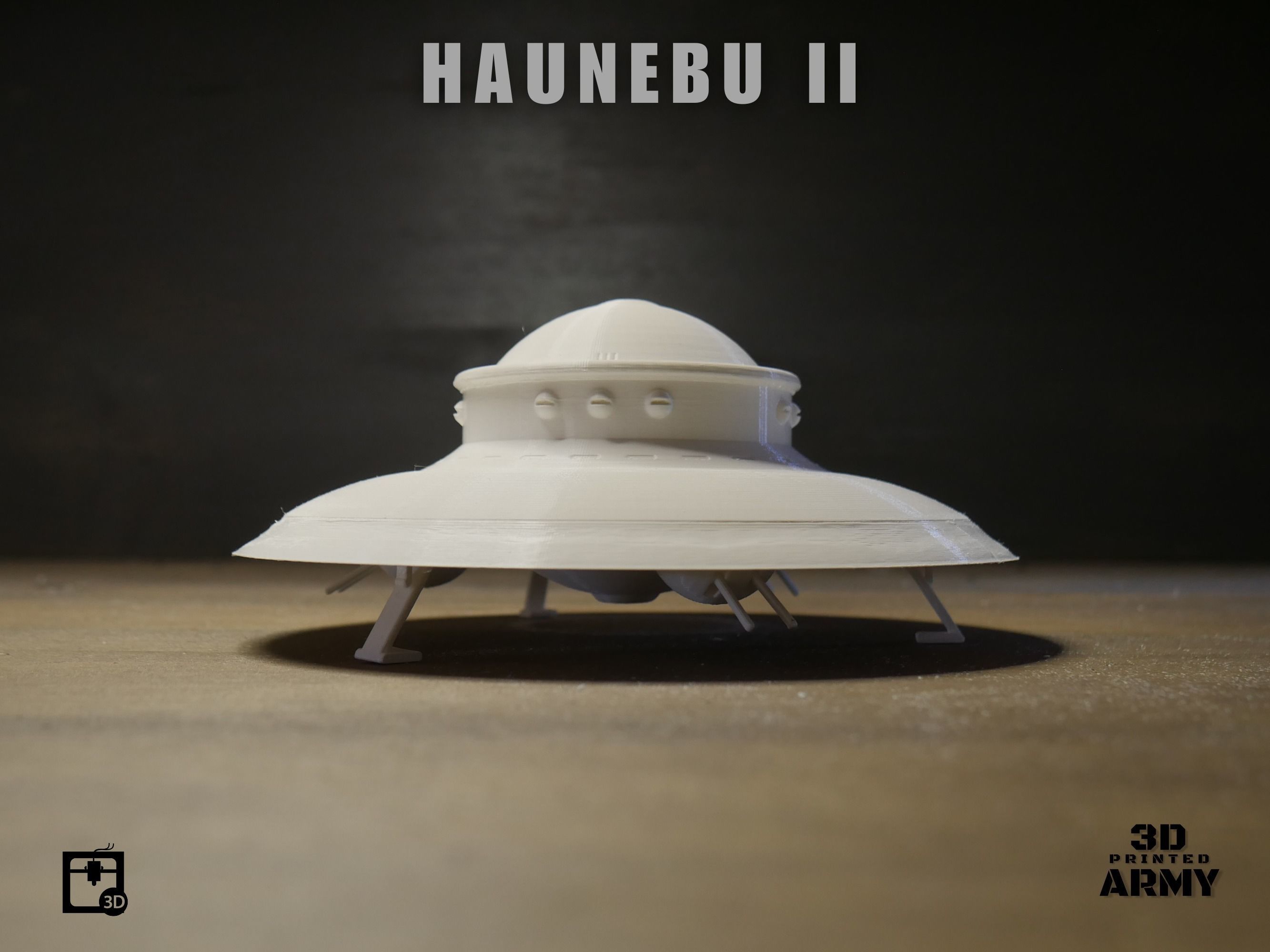 German WW2 UFO - Haunebu 2 - STL files 3D print 3D model 3D printable ...