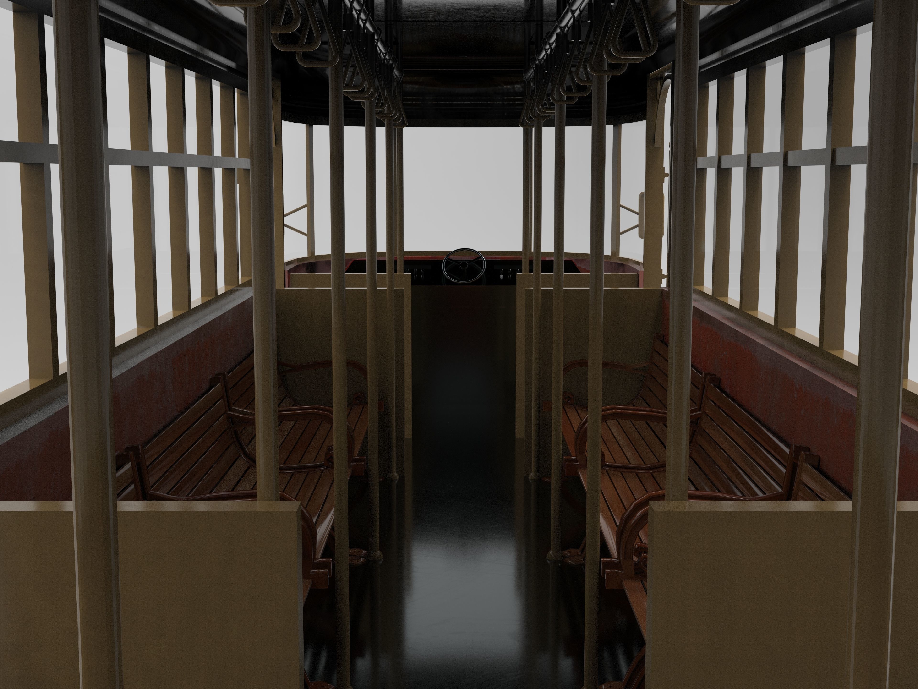 Cable car 3D model | CGTrader