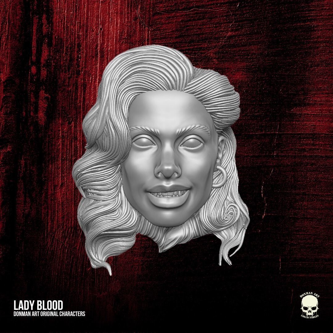 Lady Blood Heads 3D printable File 3D model 3D printable | CGTrader