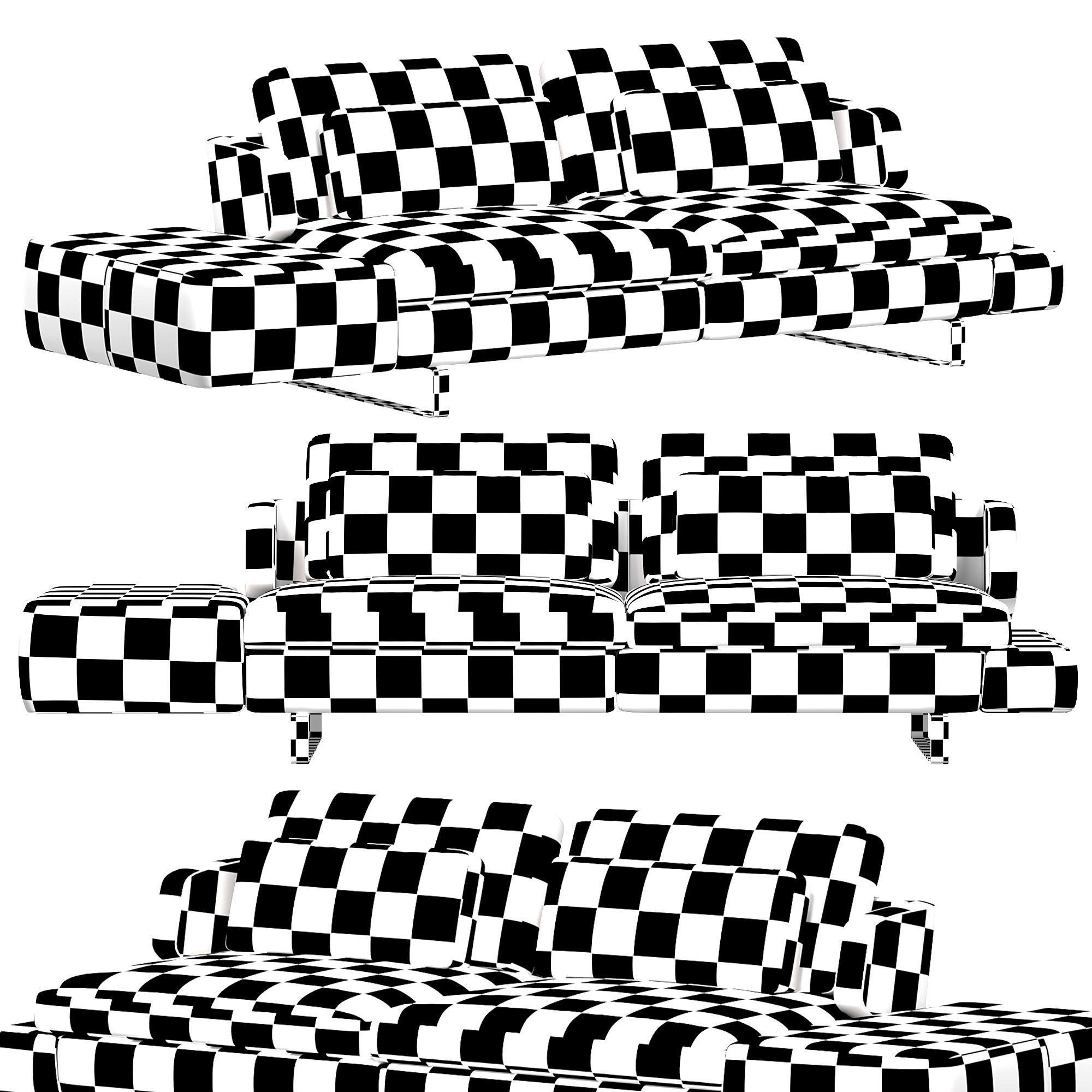 OPUS SOFA BY NATUZZI ITALIA 3D model | CGTrader