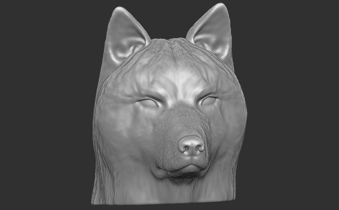Wolf head for 3D printing 3D model 3D printable | CGTrader
