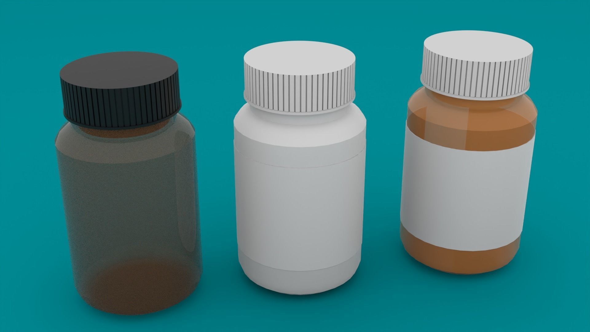 Pill Bottles 3D model | CGTrader