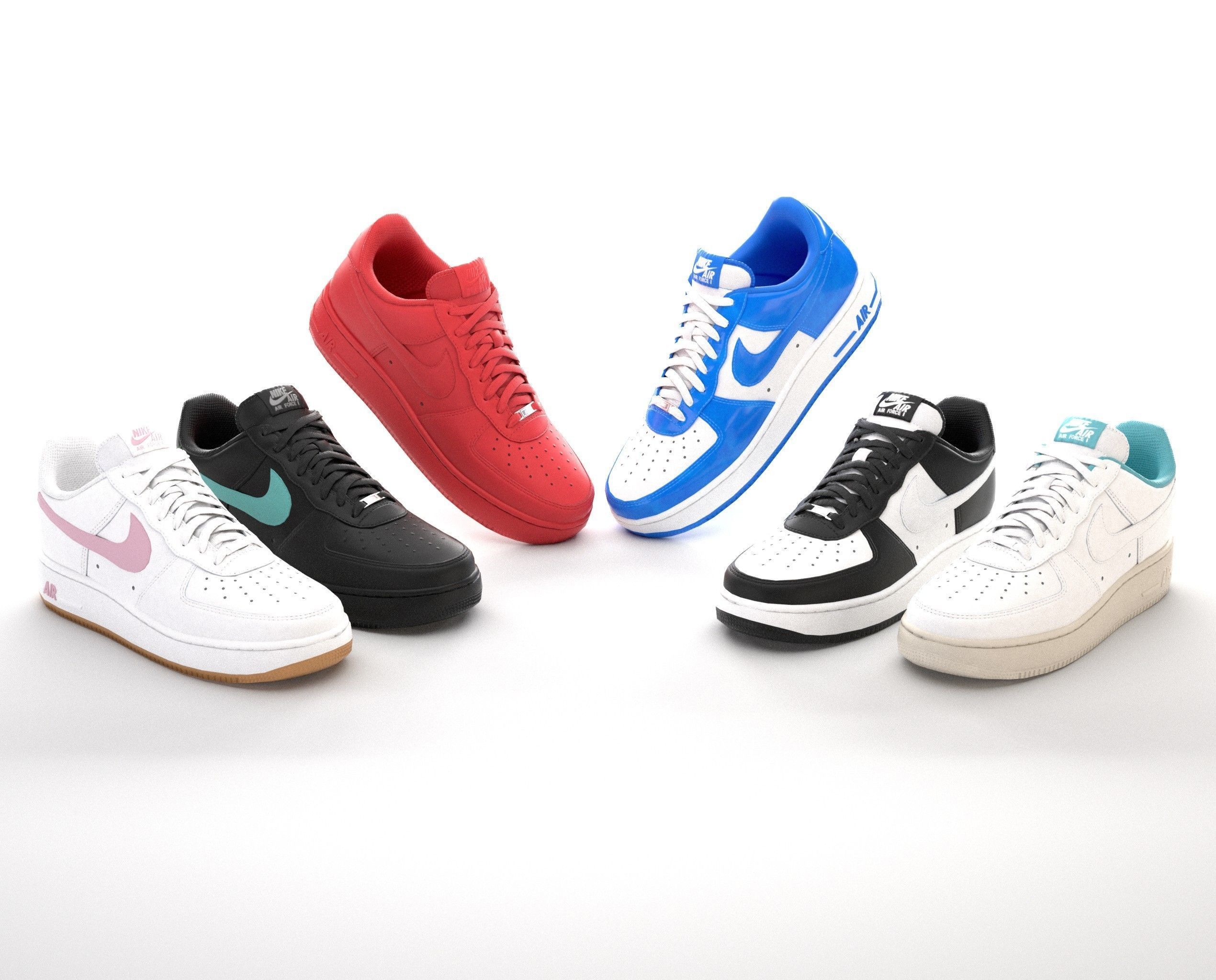 3D model Air Force 1 Variety Pack VR / AR / low-poly | CGTrader