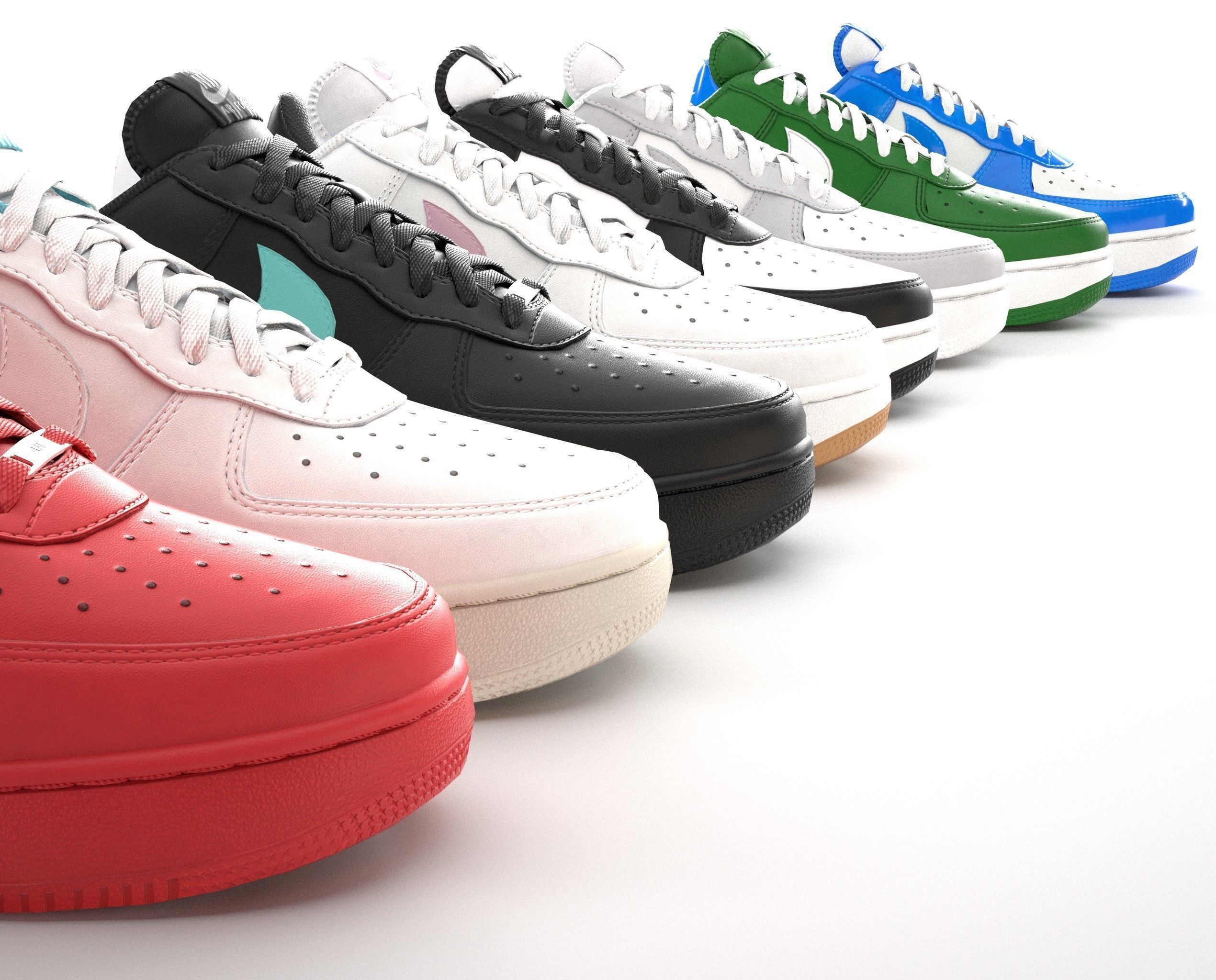 3D model Air Force 1 Variety Pack VR / AR / low-poly | CGTrader