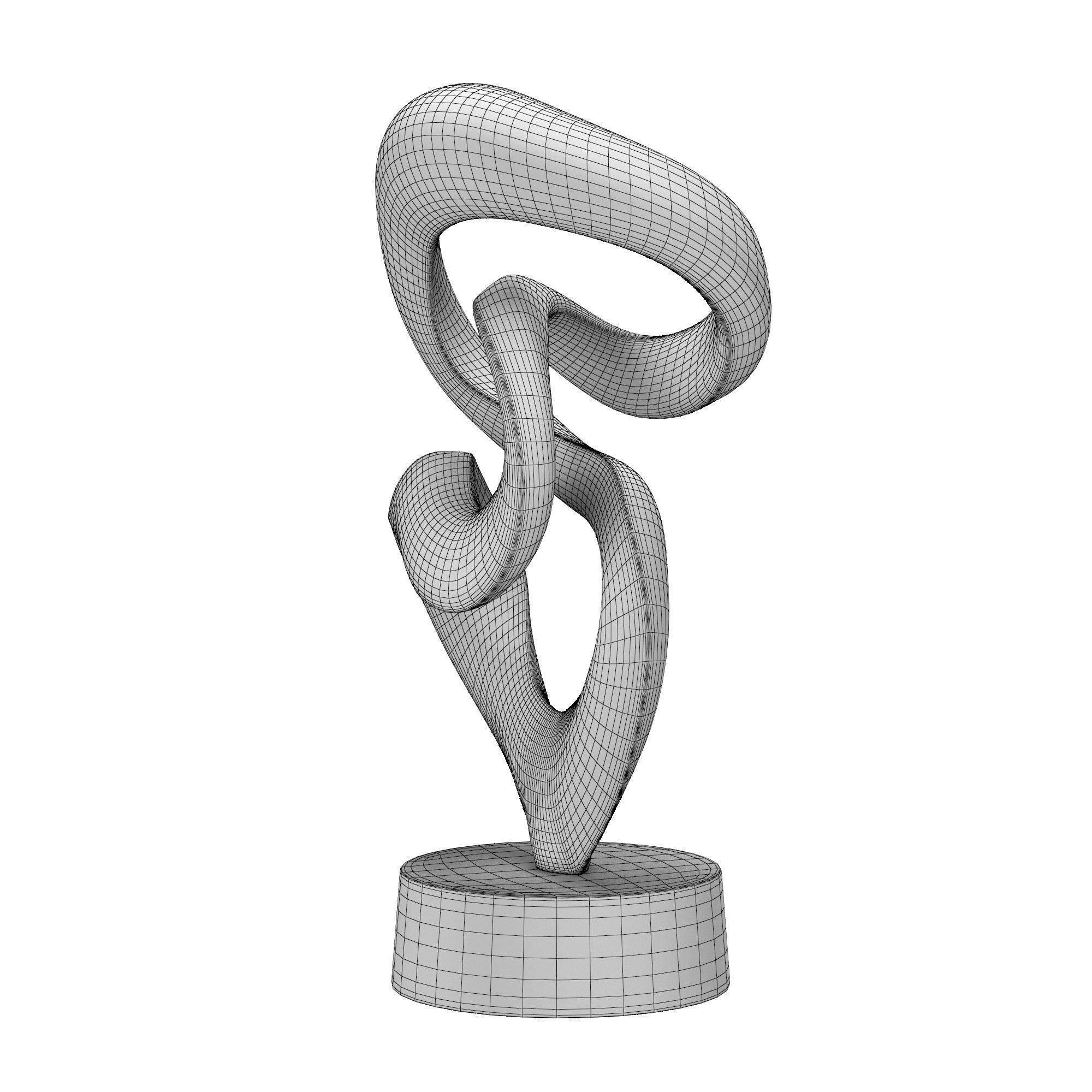 crazy snake sculpture 3D model | CGTrader